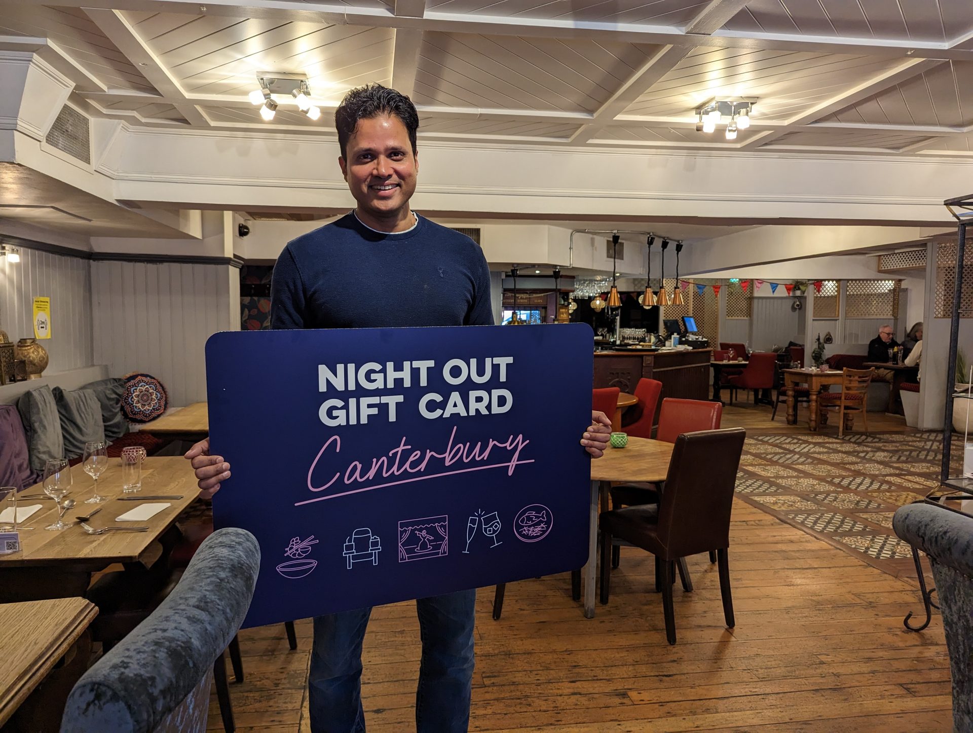 Show the love with new Night Out Gift Card - Canterbury Bid