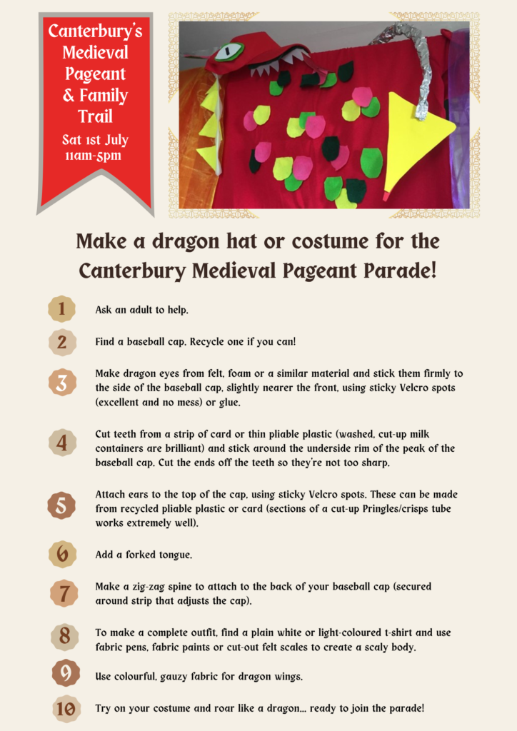 Medieval-Pageant-Make-your-own-dragon-costume-instructions - Canterbury Bid